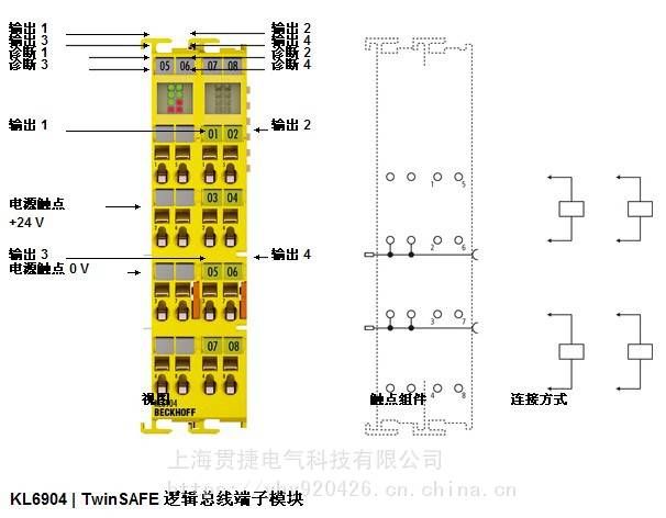 KL6904-BECKHOFF倍福KL6904总线端子模块-BECKHOFF-化工仪器网